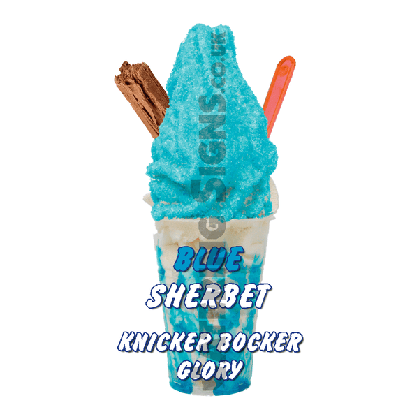 Blue Sherbet Knicker Bocker Glory – Waza's Whippy