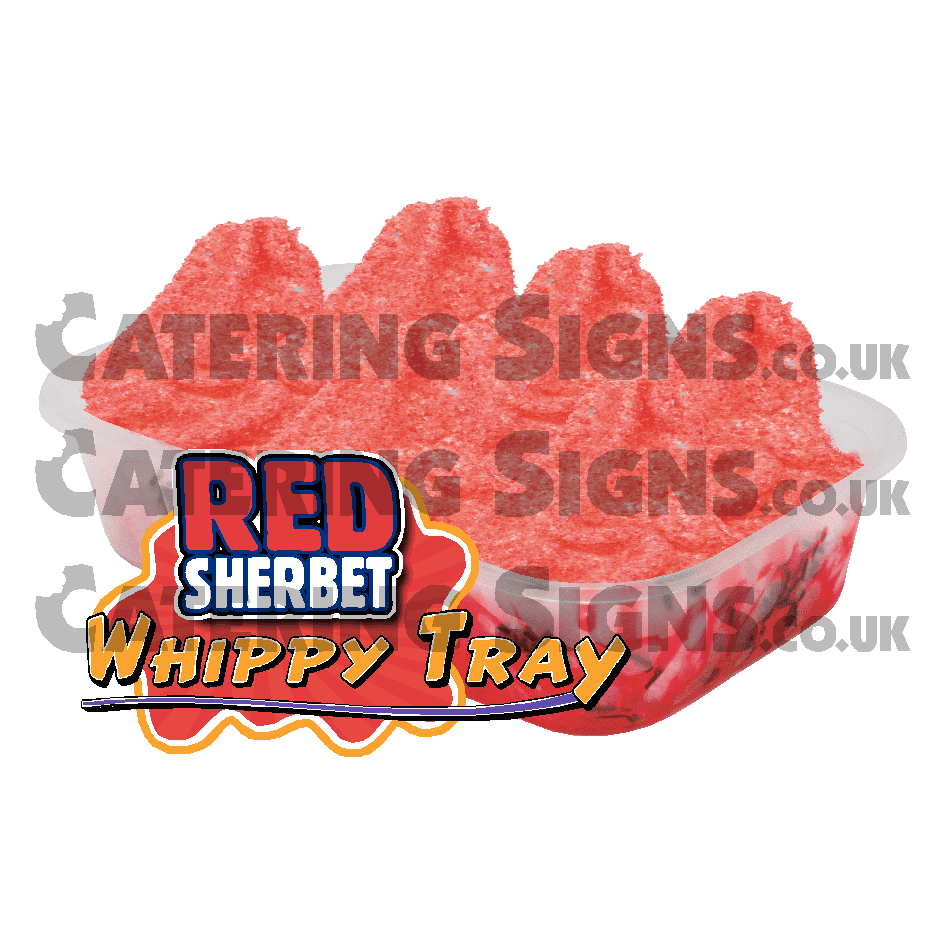 Red Sherbet - Whippy Tray – Waza's Whippy
